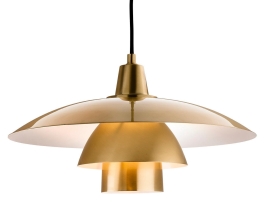 Olsen Brushed Brass Pendant Light